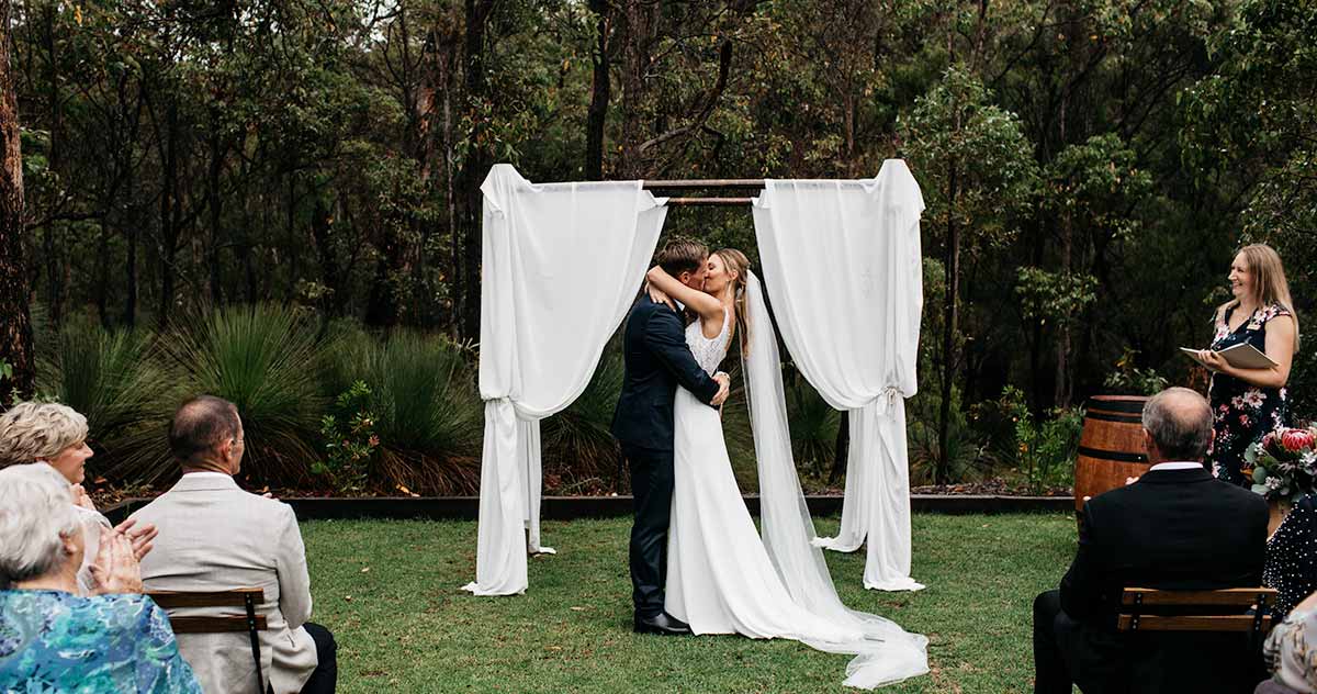 Intimate Wedding at Bina Maya - Margaret River Weddings